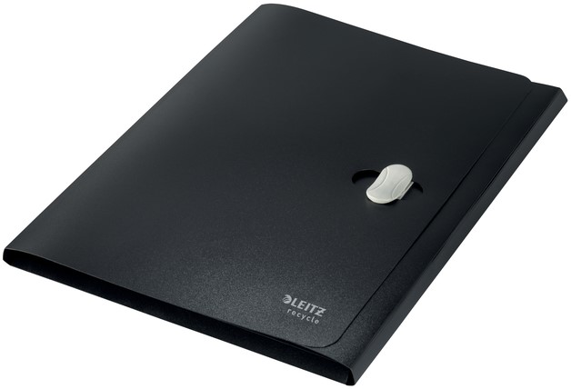 DOSSIERMAP LEITZ RECYCLE A4 3-KLEPS PP ZWART 1 Stuk Civo B.V.