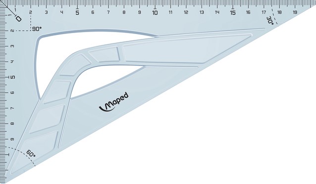 Tekendriehoek Maped Geometric 21cm 60 graden 1 Stuk Civo B.V.