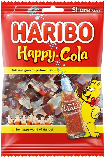 Snoep Haribo Happy Cola zak 250gr 250 Gram Civo B.V.