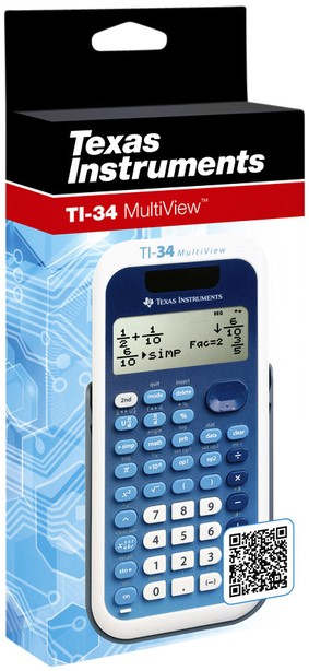 REKENMACHINE TEXAS TI-34 MULTIVIEW 1 Stuk Civo B.V.