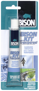 Bison Kit® Transparant 50 ml tube kaart 1 Stuk Civo B.V.