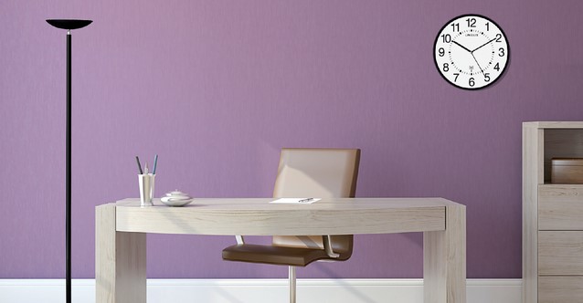Wandklok Unilux Wave radio dia 30cm zwart/wit 1 Stuk Civo B.V.