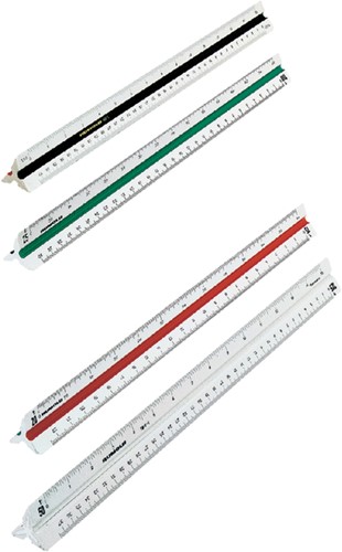 Schaalstok Rumold 150/30 6 1:500/1000/1250/1500 1 Stuk Civo B.V.