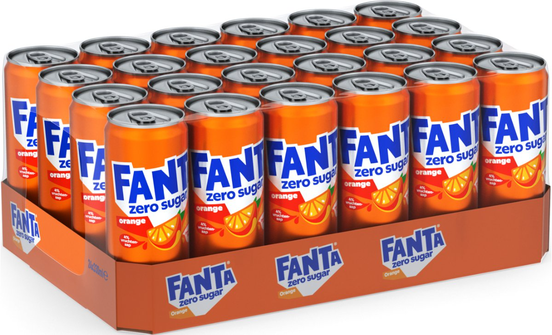 Frisdrank Fanta Orange Zero 0,33l Blik 330 Civo B.V.